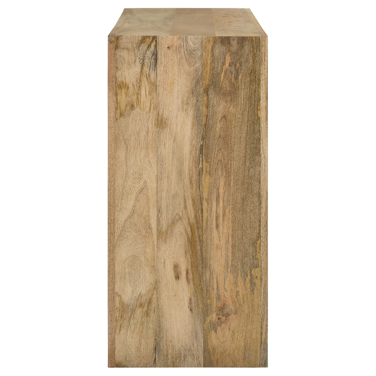 Benton Rectangular Solid Wood Sofa Table Natural at Futonland