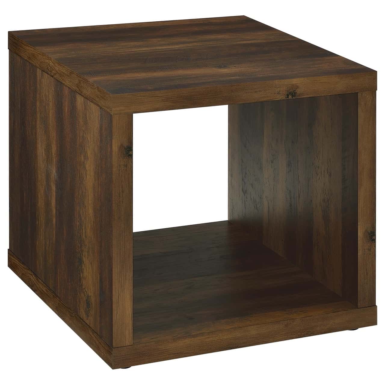 Frisco 2-piece Coffee and End Table Set Dark Pine at Futonland