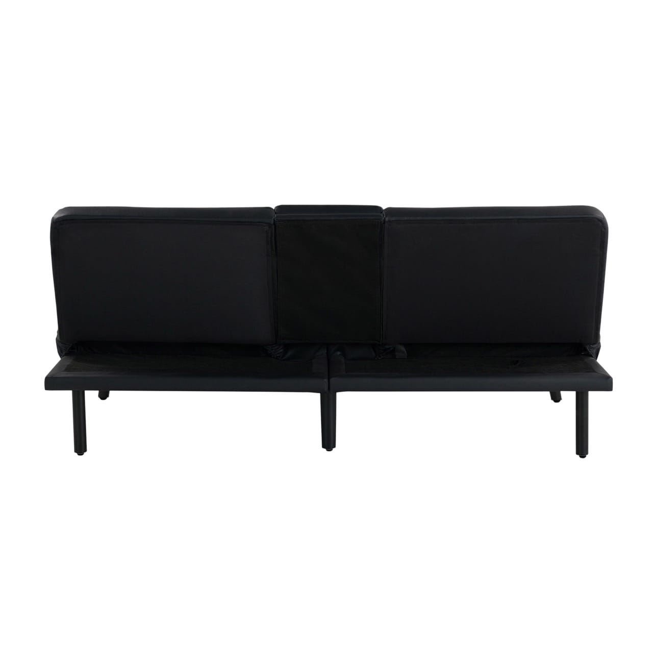 Serta® Connor Convertible Futon in Black at Futonland