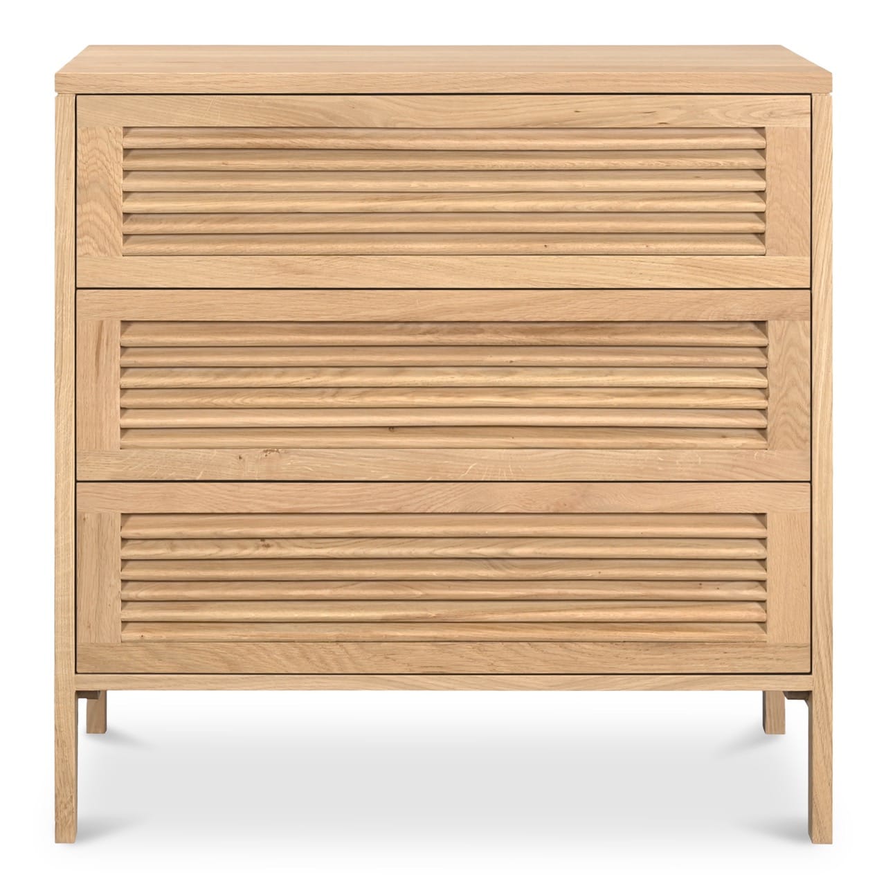 Teeda 3 Drawer Chest Natural by Moe's Home Collection