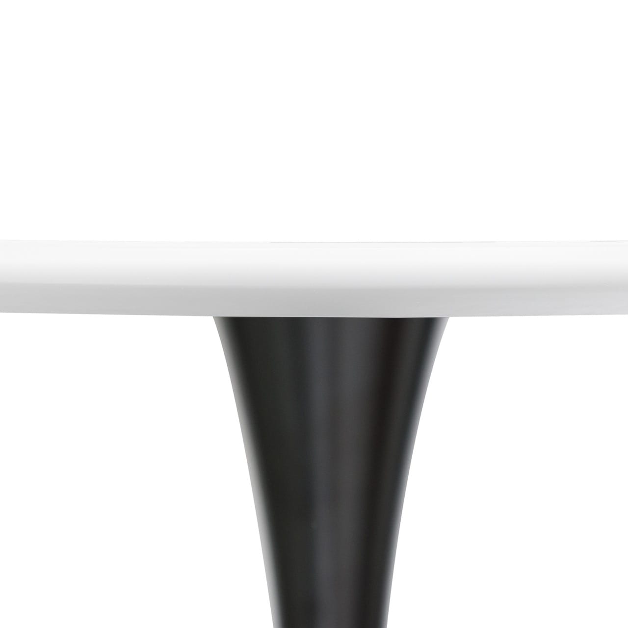 Bristol Mid-Century Modern Round Dining Table w/Wood Top & Iron ...
