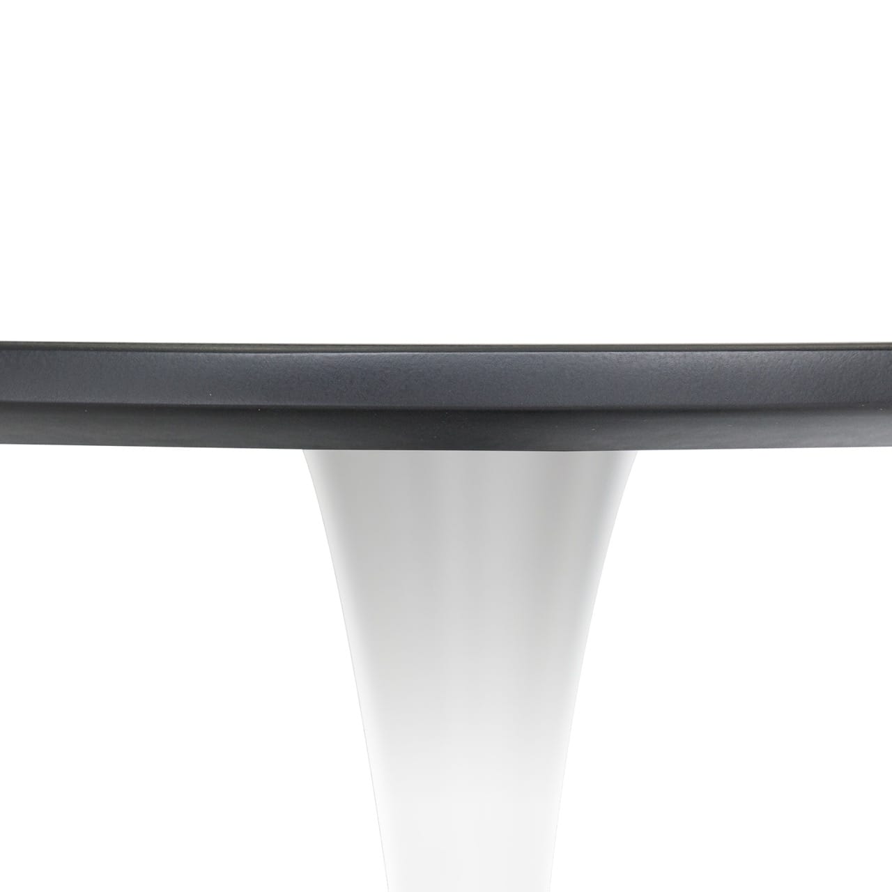 Bristol Mid-Century Modern Round Dining Table w/Wood Top & Iron ...