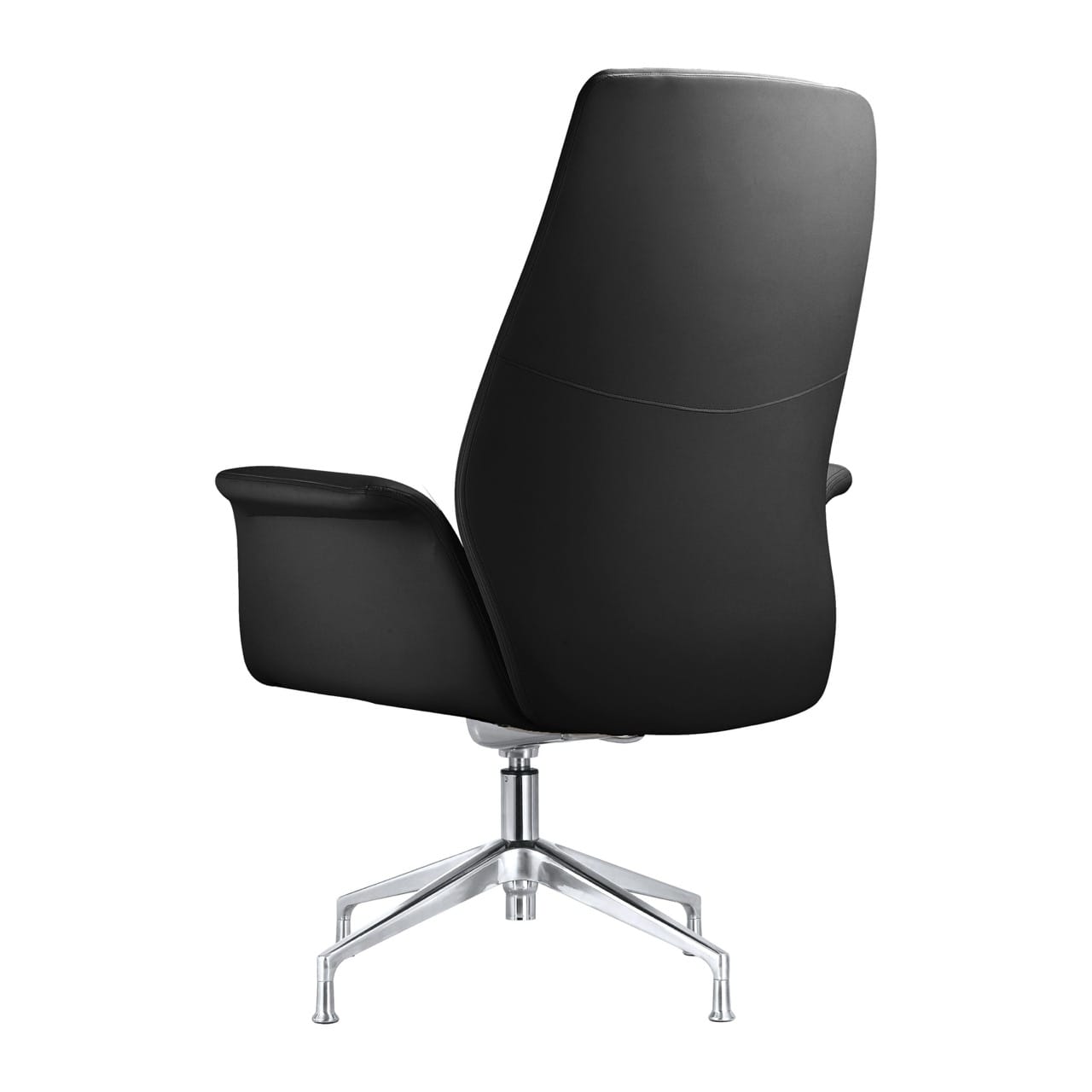 Summit Office Chair in Faux Leather and Aluminum Frame w/Adjustable ...