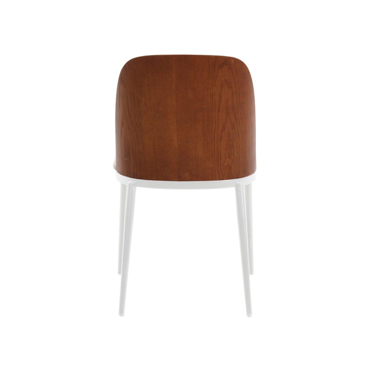 Tule Mid-Century Modern Dining Side Chair w/Velvet Seat & White Powder ...