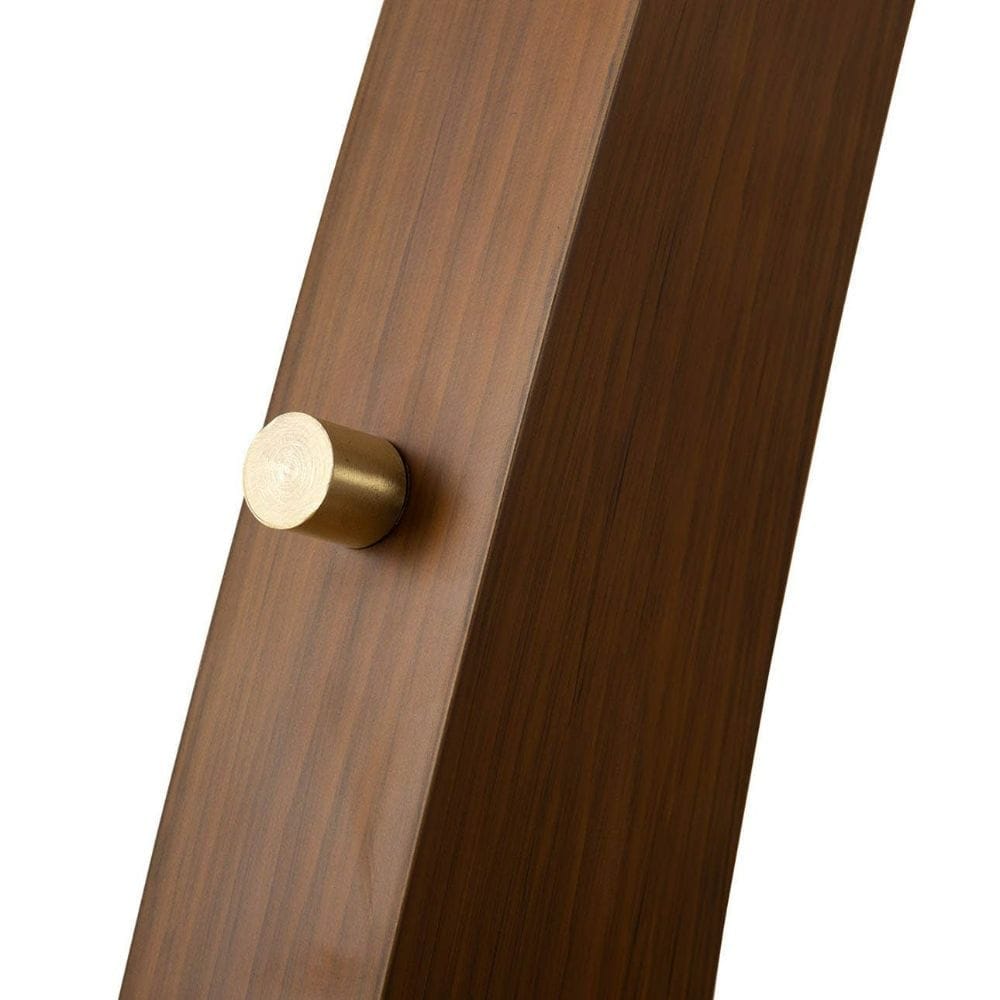 Point Break 75" Arc Floor Lamp w/Nightlight Feature - Espresso Wood ...