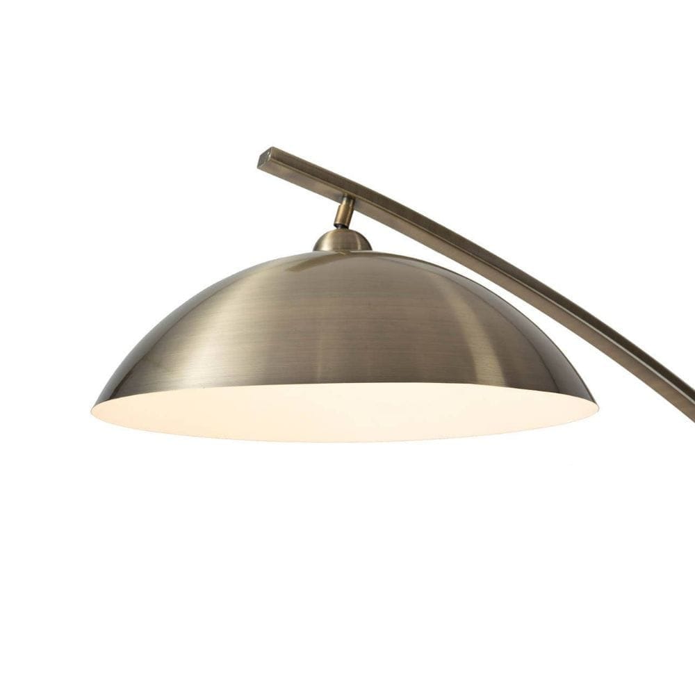 Point Break 75" Arc Floor Lamp w/Nightlight Feature - Espresso Wood ...