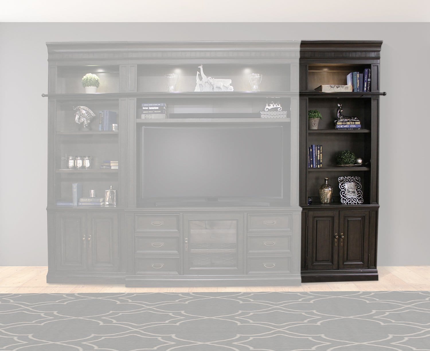 Washington Heights 32" Open Top Bookcase at Futonland