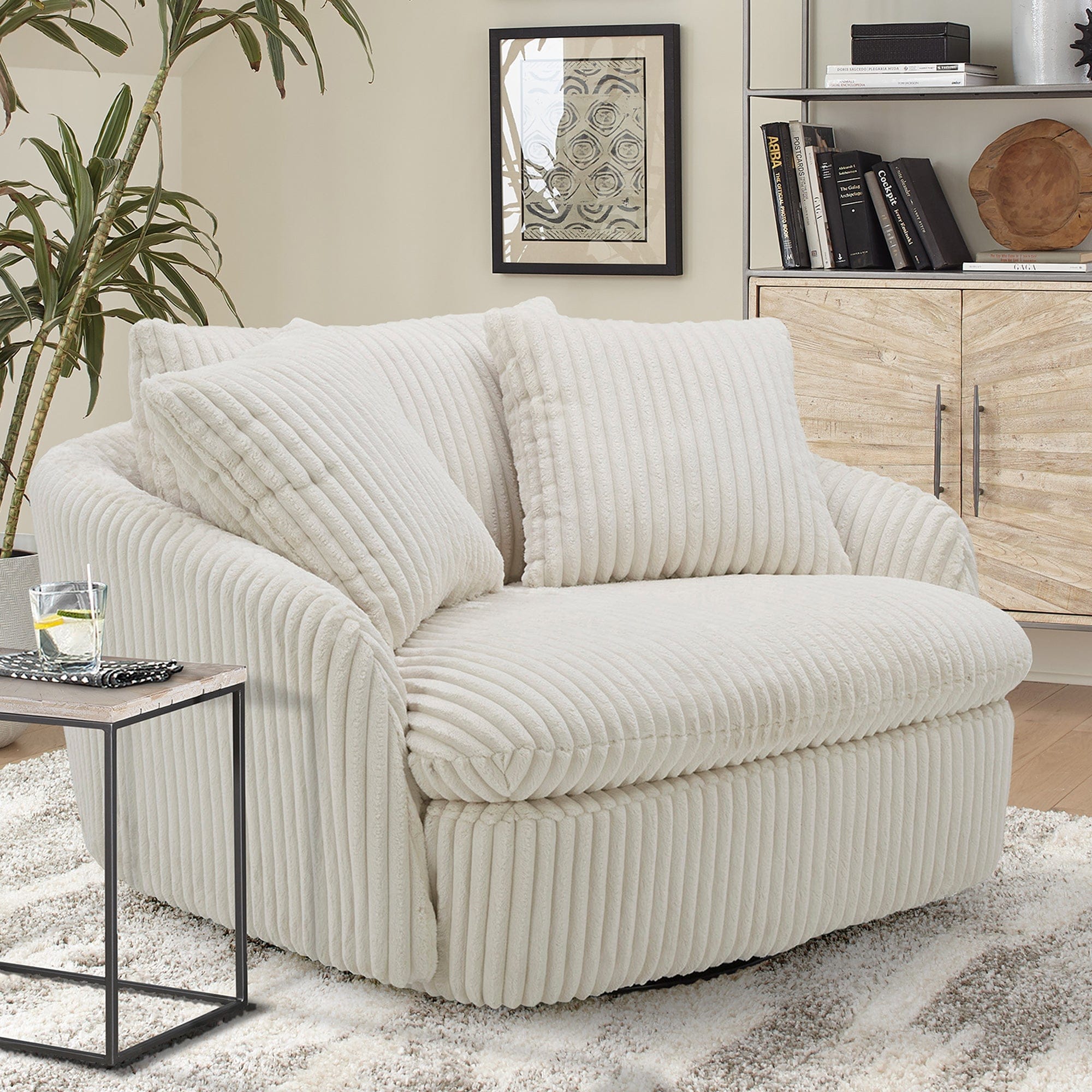 Large swivel sofa store