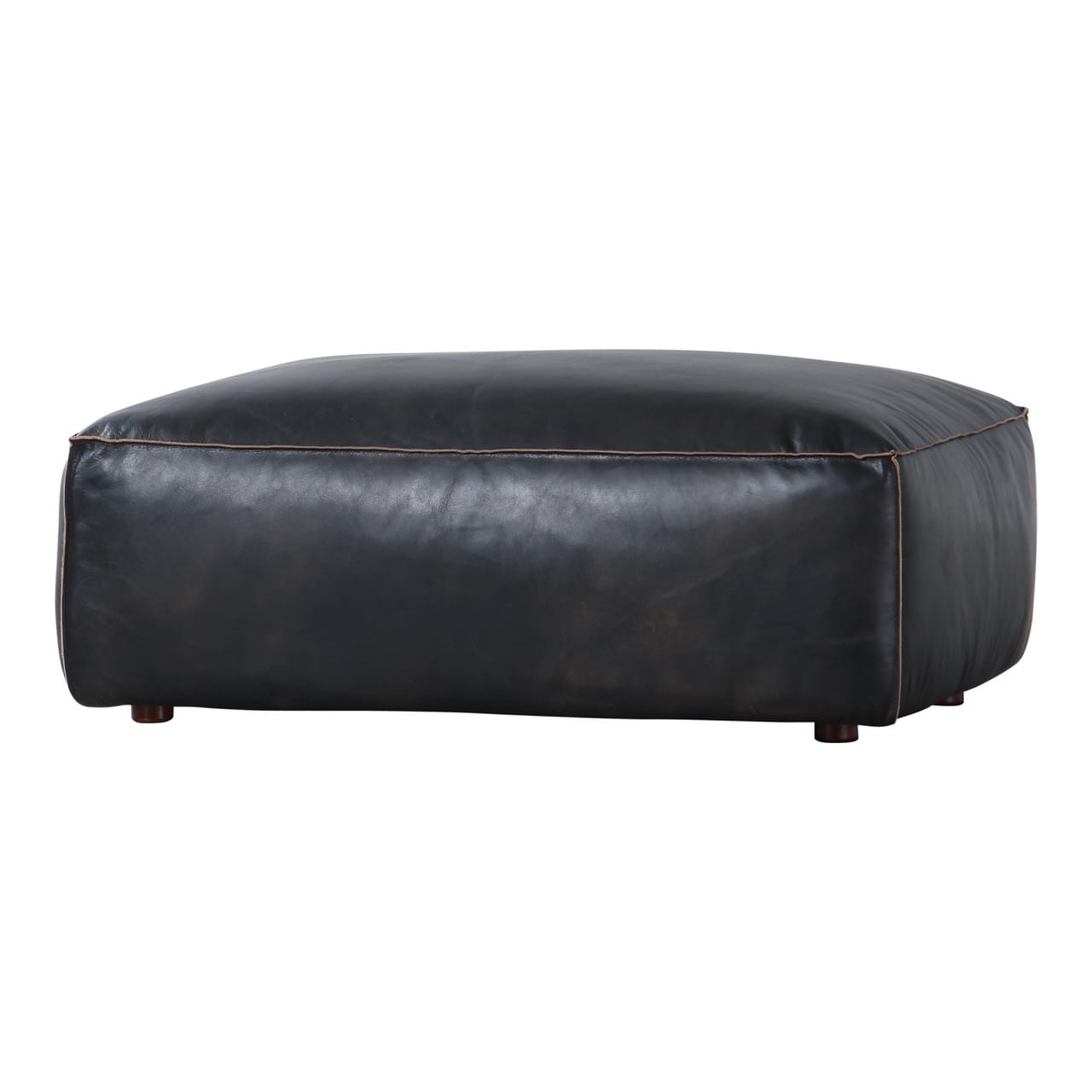 Luxe Ottoman Antique Black at Futonland