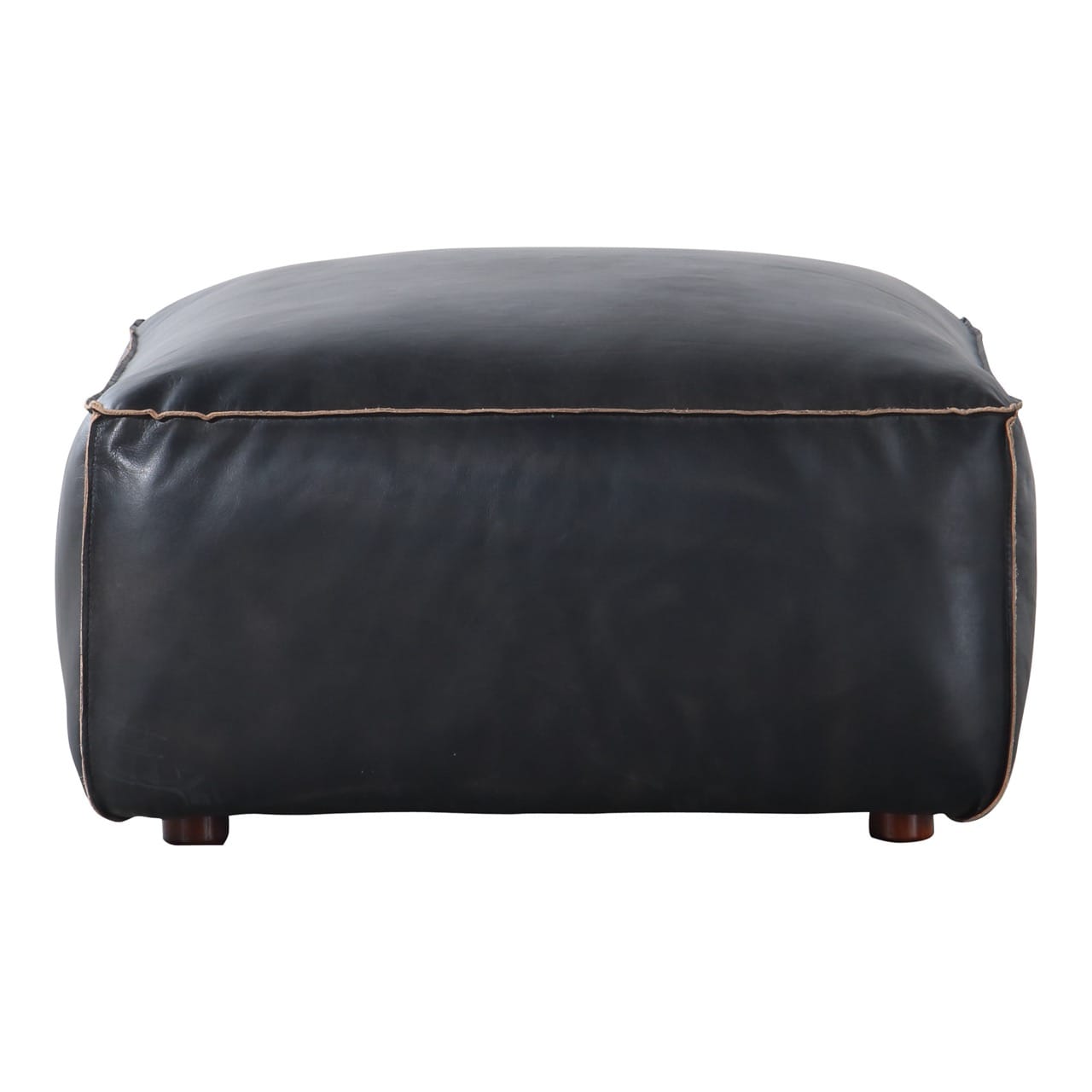Luxe Ottoman Antique Black at Futonland