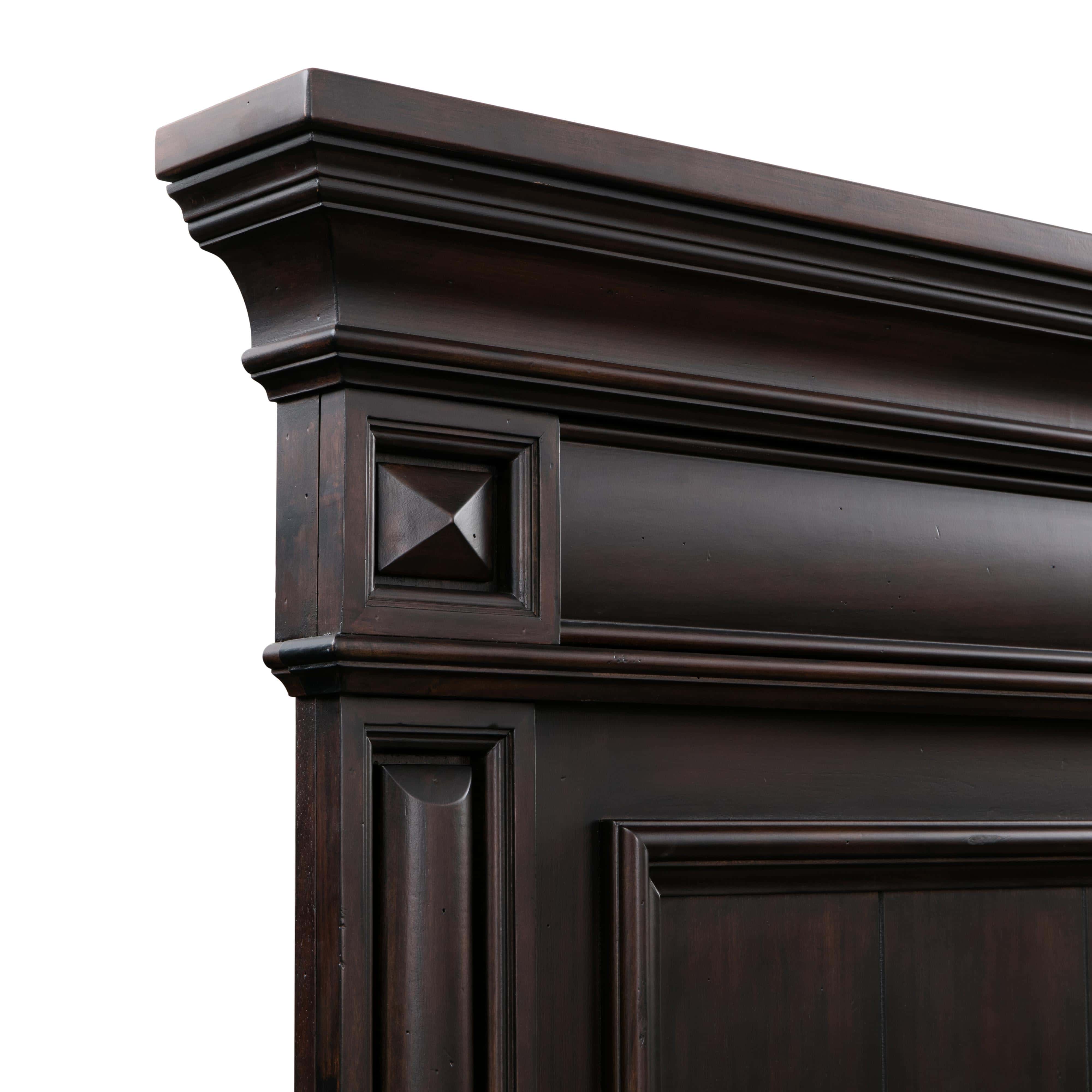 Stamford Brown King Panel Bed by TOV Furniture
