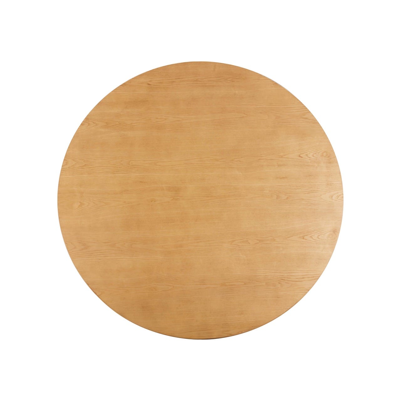 Nolan Natural Wood Round Dining Table at Futonland