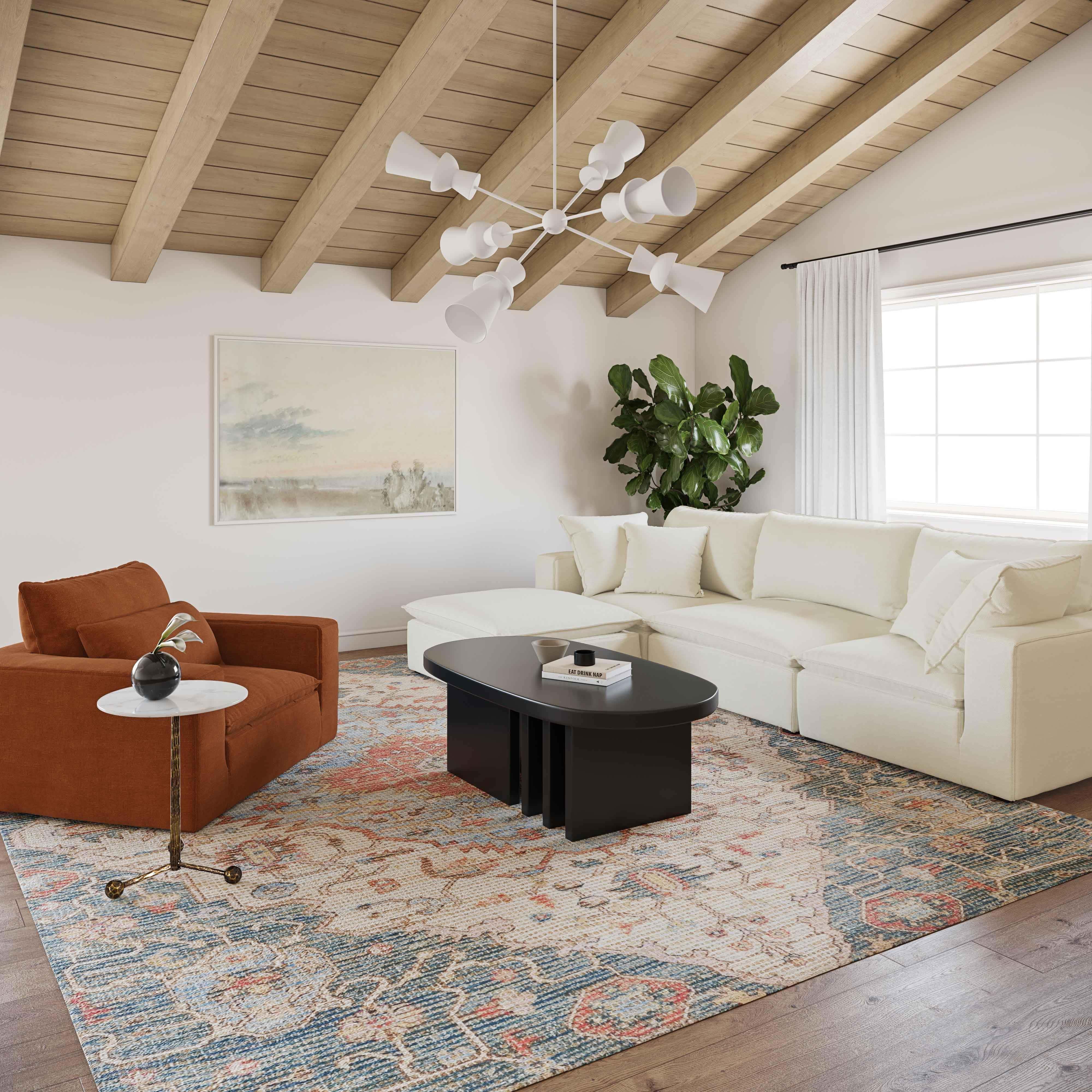 Cali Rust Arm Chair at Futonland