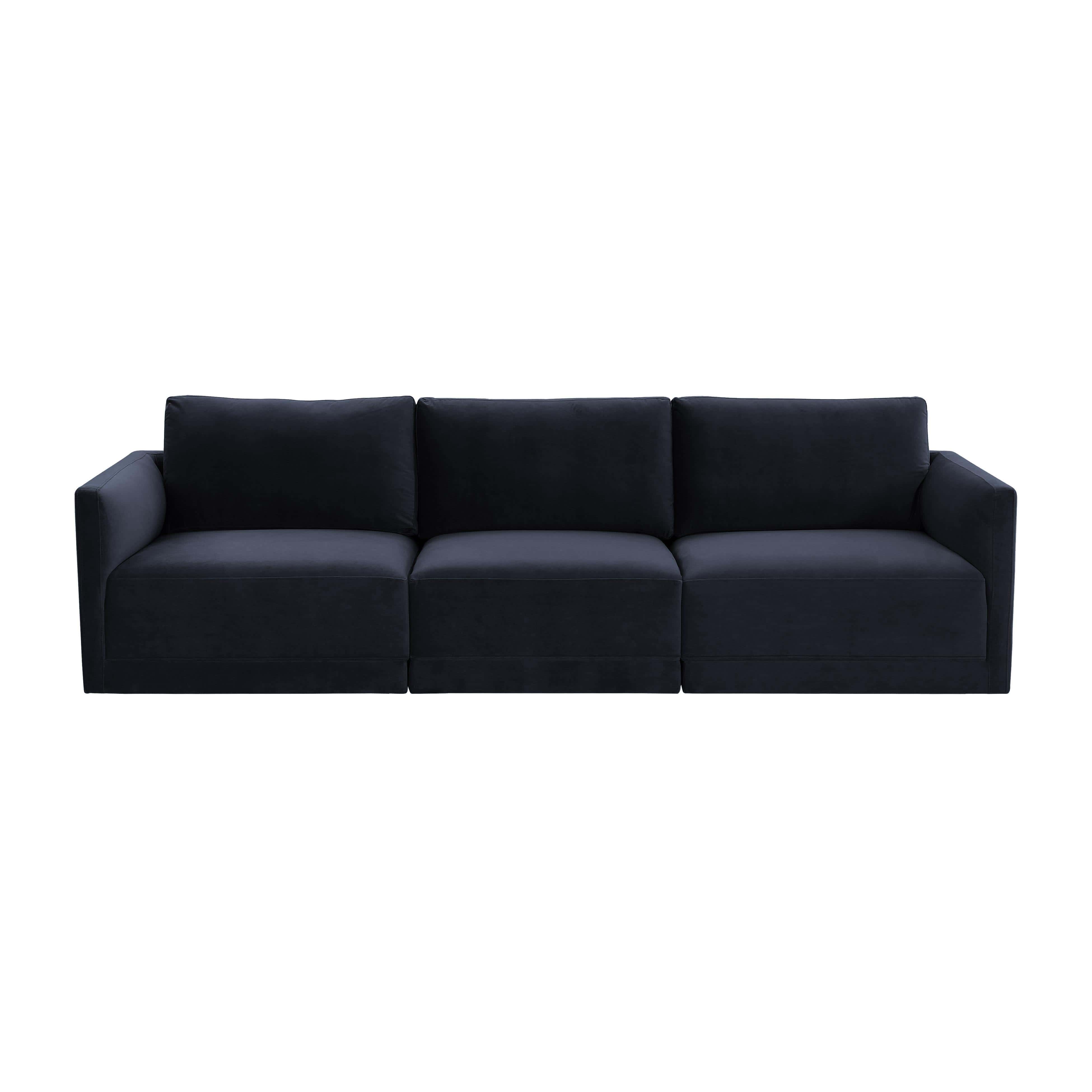 Willow Navy Living Room Set at Futonland