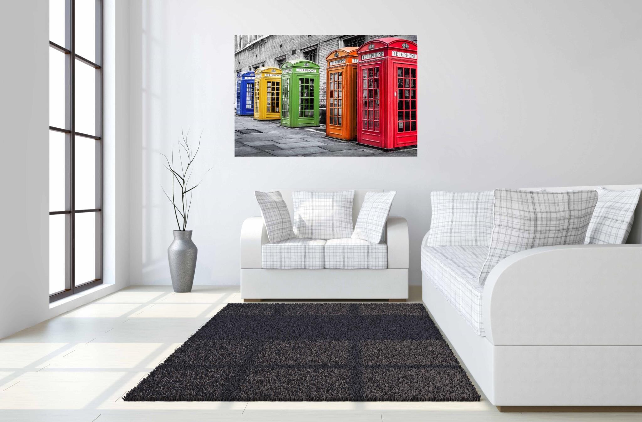 SF1222 Floating Tempered Glass with Foil (40x60) by Classy Art