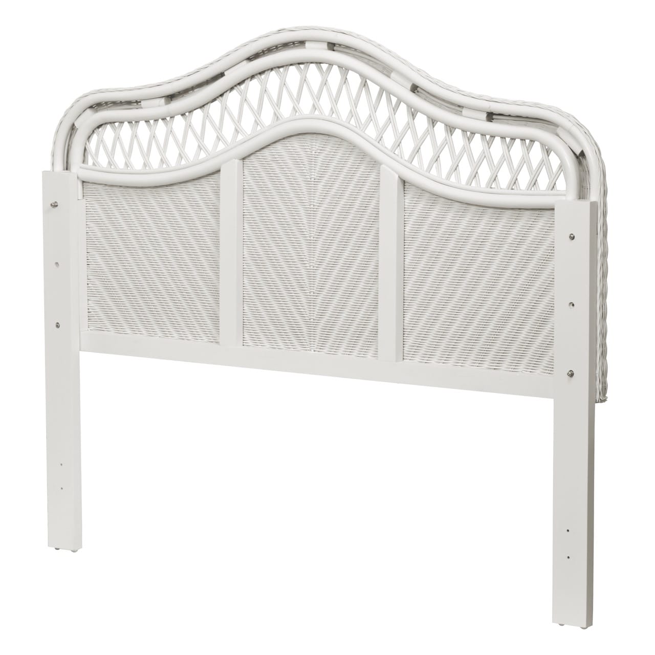 Santa Cruz Queen Headboard - White at Futonland