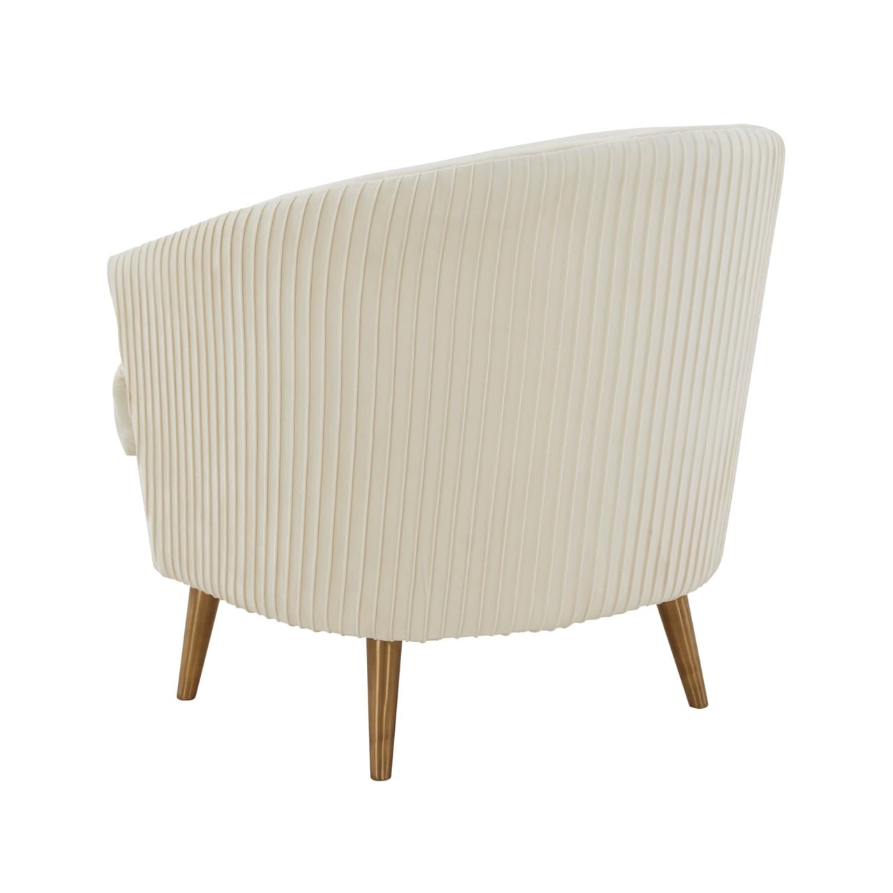 Jules Cream Velvet Accent Chair at Futonland