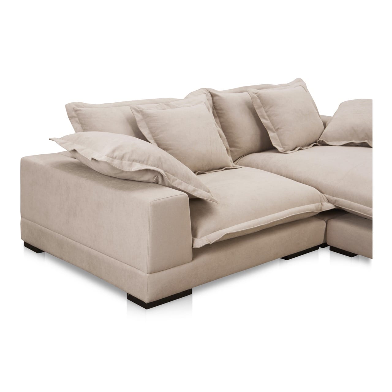Daydream Sectional Beige at Futonland