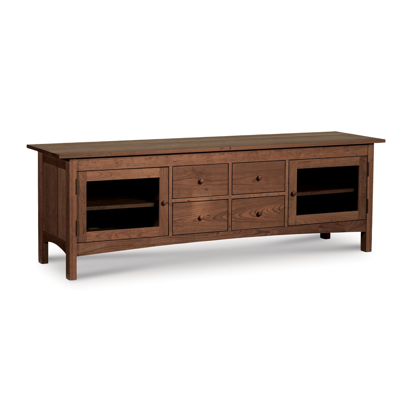 Burlington 4-Drawer Plasma Media Console w/2-Door at Futonland