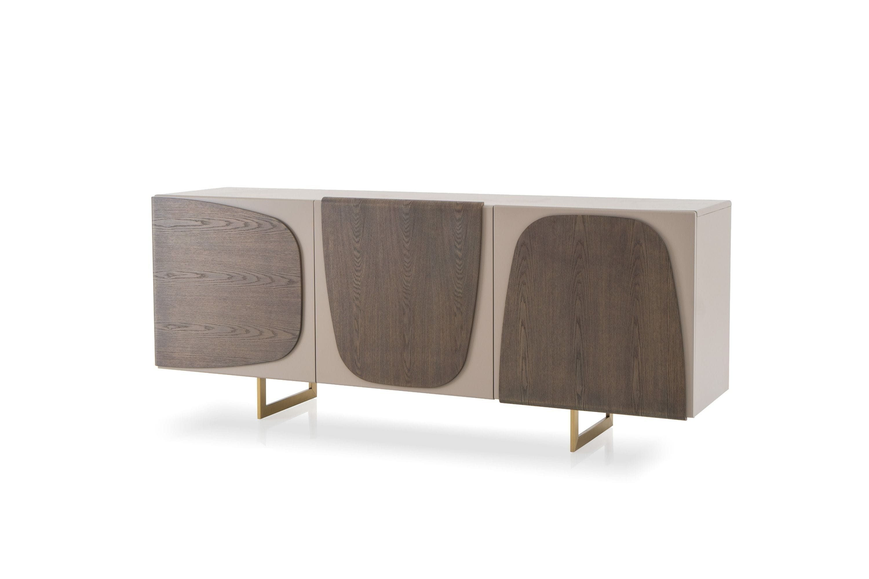 Modrest Wynetta - Modern Grey Ash Buffet at Futonland