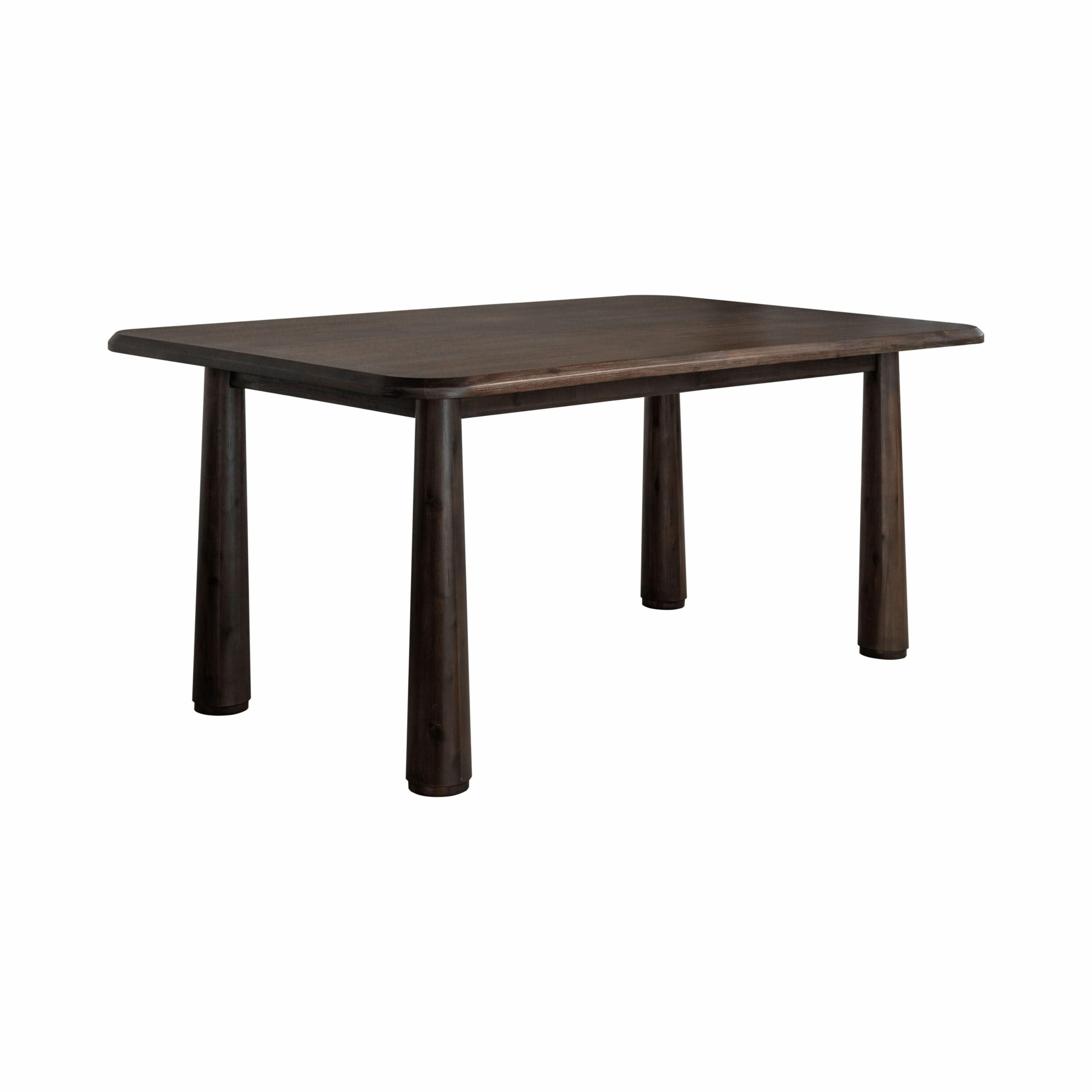 Modrest Rhea - Modern 71" Dark Acacia Rectangular Dining Table at Futonland