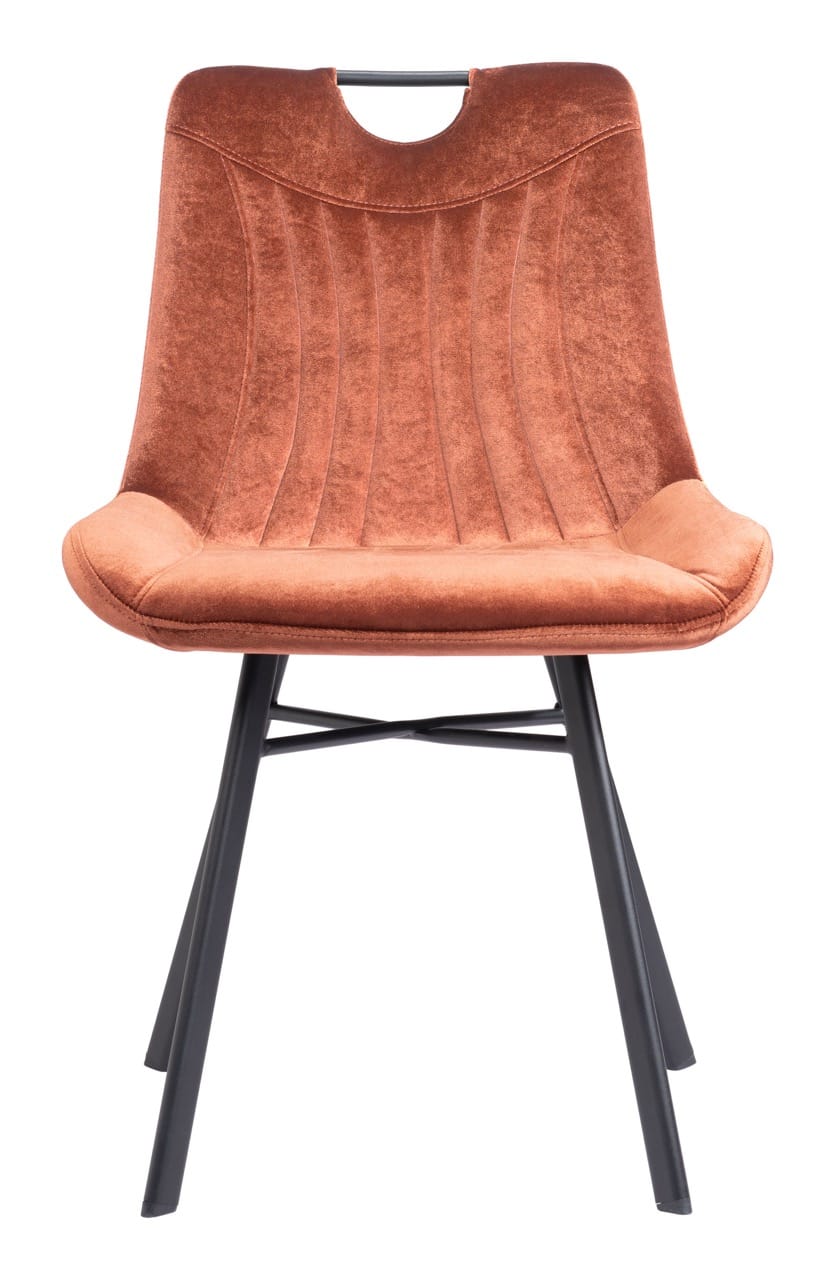 Tyler Dining Chair Brown (Set of 2) at Futonland
