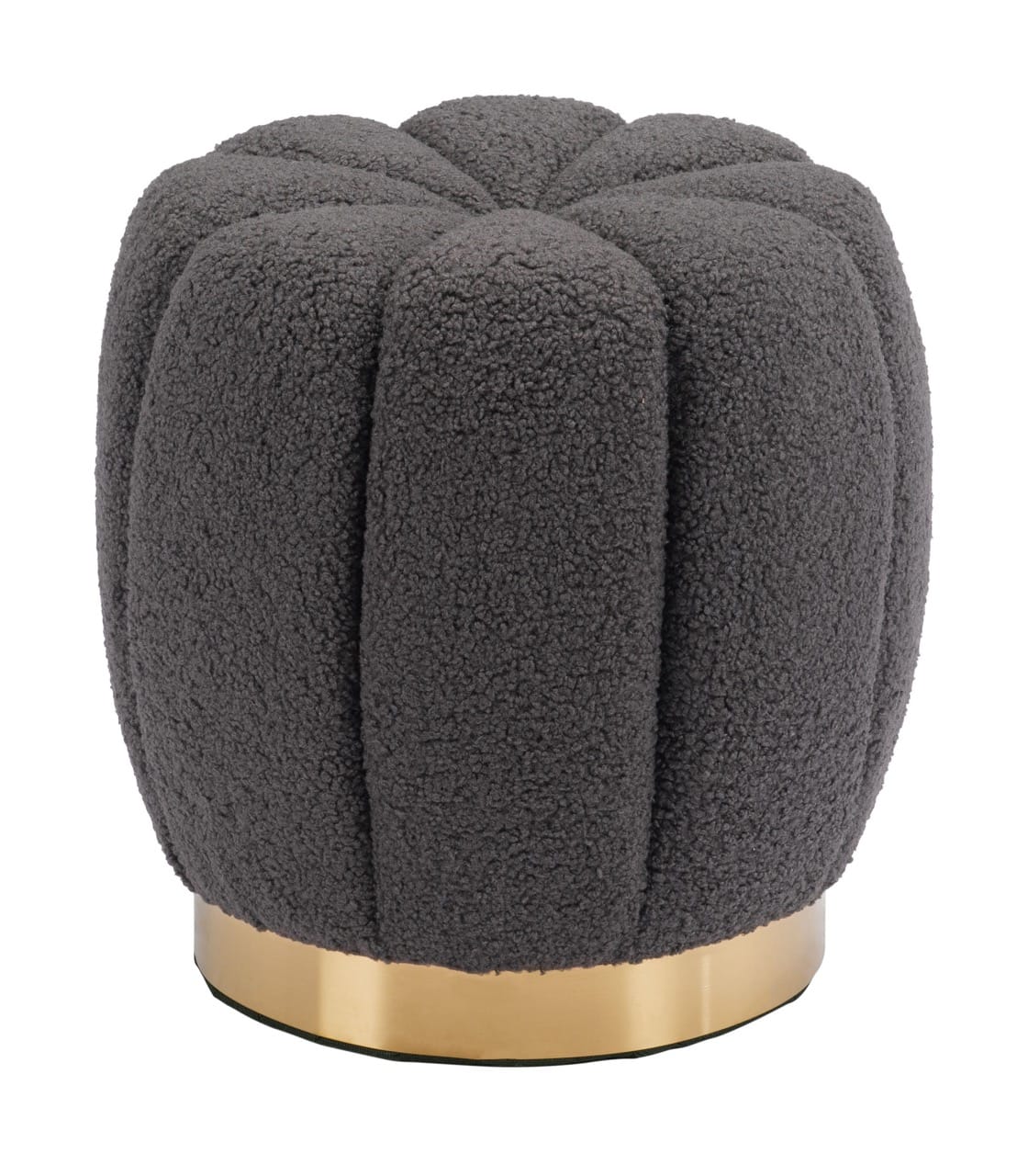 Napa Ottoman Dark Gray by Zuo Modern