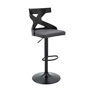 Delaney Counter Stool Grey at Futonland