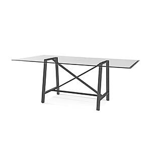 Modrest Houston - Round Modern Dining Table at Futonland