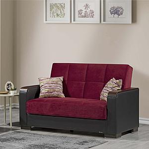 Molina Floket Gray Sectional Sofa Sleeper by Casamode