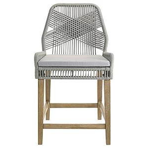 Delaney Counter Stool Grey at Futonland