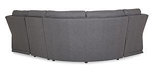 Molina Floket Gray Sectional Sofa Sleeper at Futonland