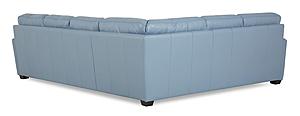 F8819 4 Pcs Corduroy Dark Gray Sectional Sofa at Futonland