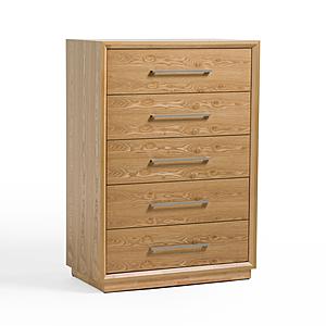 Floor Sample Essex Chest of Drawers Black at Futonland