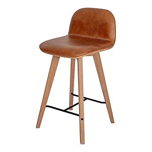 Delaney Counter Stool Grey at Futonland