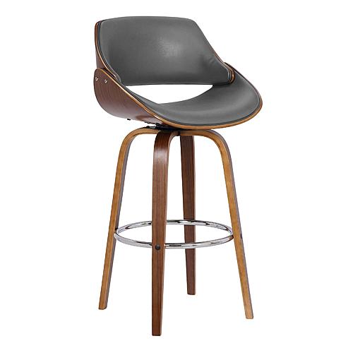 Bentwood Bar Stool Set of 2 Oak at Futonland
