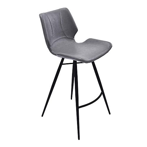 Delaney Counter Stool Grey at Futonland
