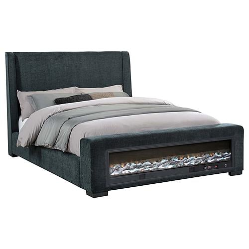 Nova Domus Asus - Modern Italian White Washed Bed at Futonland