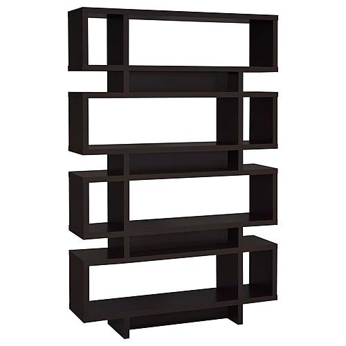 Theo 10-shelf Bookcase Cappuccino at Futonland