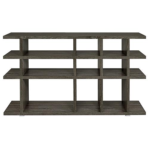 Bookcase w/Doors Mahogany at Futonland