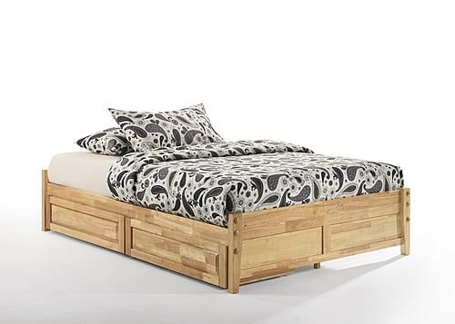 Cherry Grove Pediment Poster King Bed at Futonland