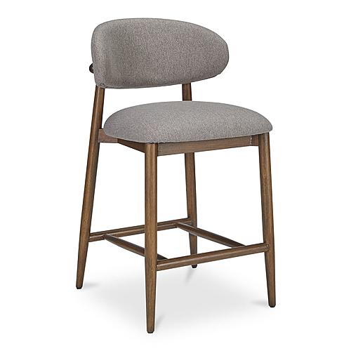 Delaney Counter Stool Grey at Futonland