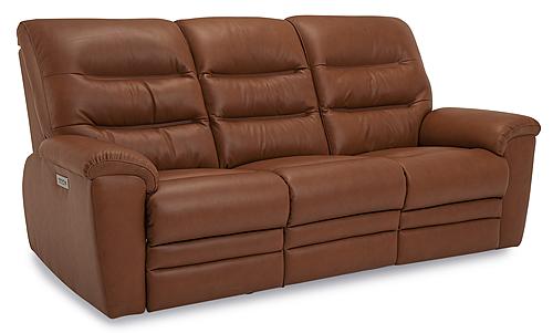 Divani Casa Dexter Transitional White Full Italian Leather Sofa At