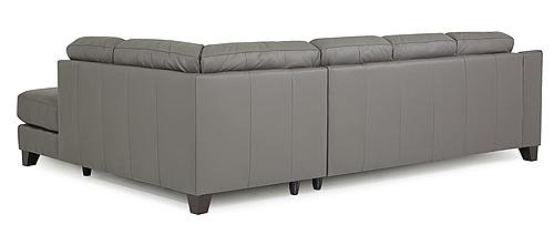 Armada X Sectional (S+L+W) 301 Microfiber Gray at Futonland