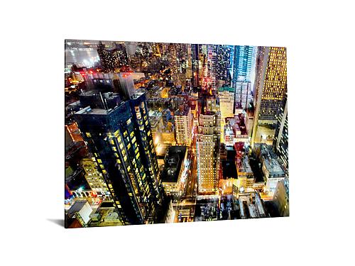 SF1392 Temp Glass w/Foil - City Scape (40x60) at Futonland