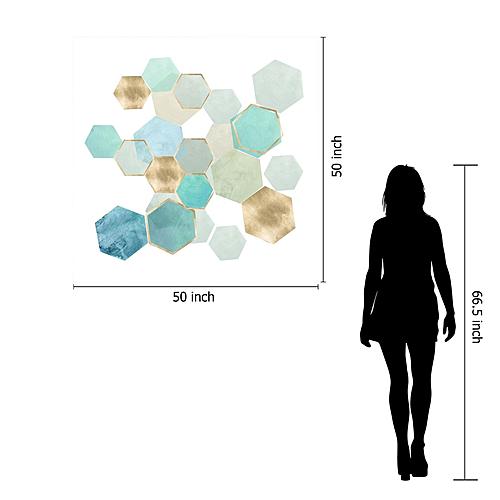 SF1420 Temp Glass w/Foil - Color Me Poly (50x50) at Futonland