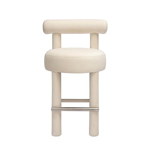 Delaney Counter Stool Grey at Futonland