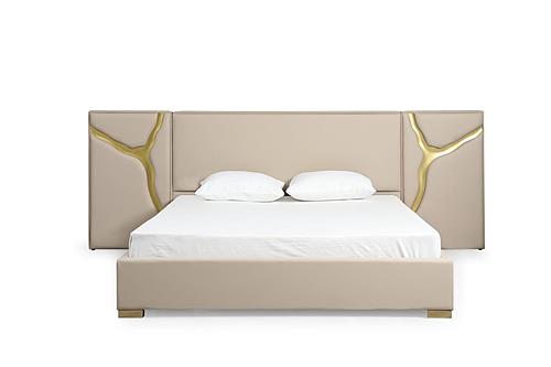 York Platform Bed Gray at Futonland
