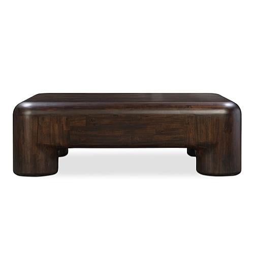 Modrest Eleanor Modern Round Marble Coffee Table at Futonland