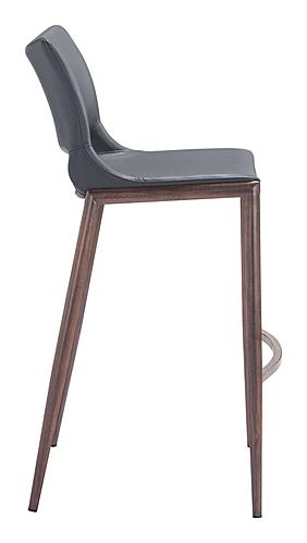 Delaney Counter Stool Grey at Futonland